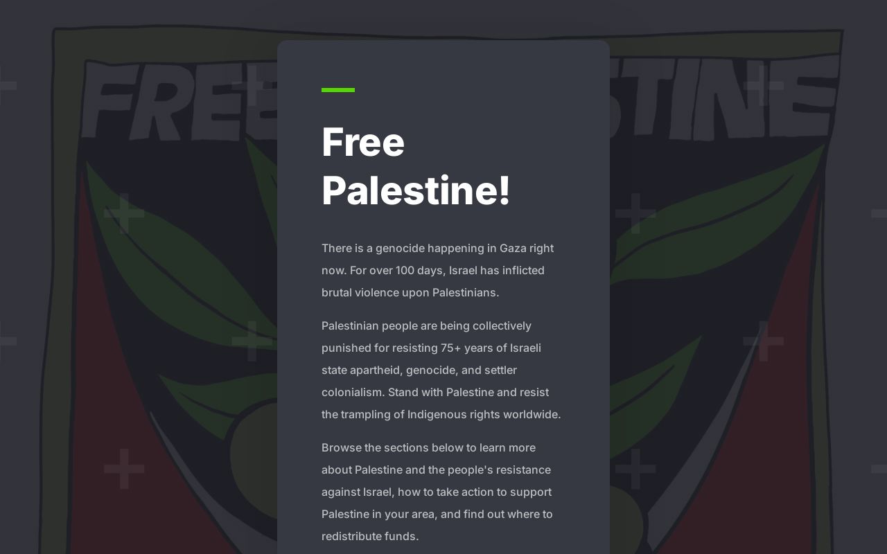 Free Palestine!